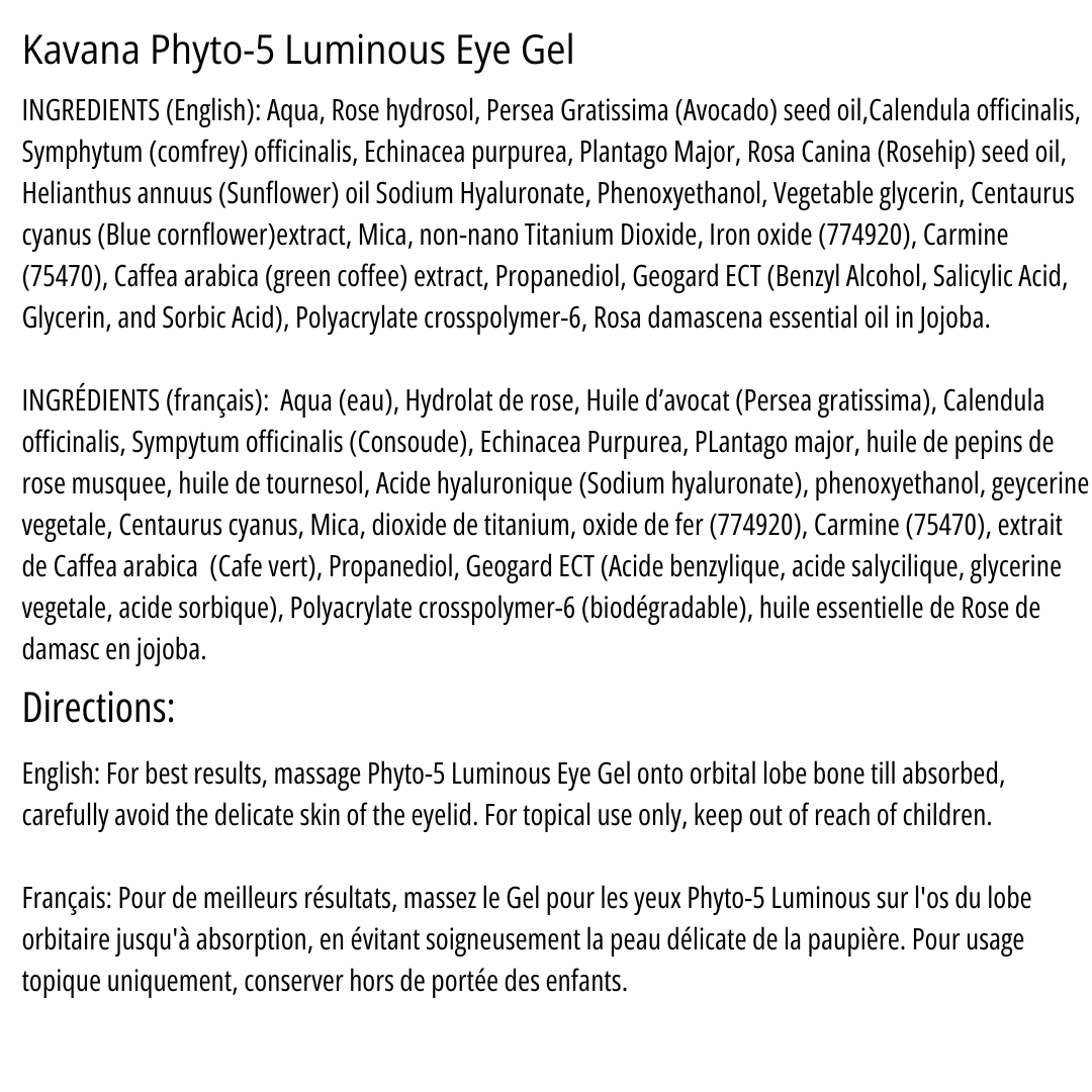 Phyto-5 Luminous Eye Gel Roll-on – Kavanaskincare
