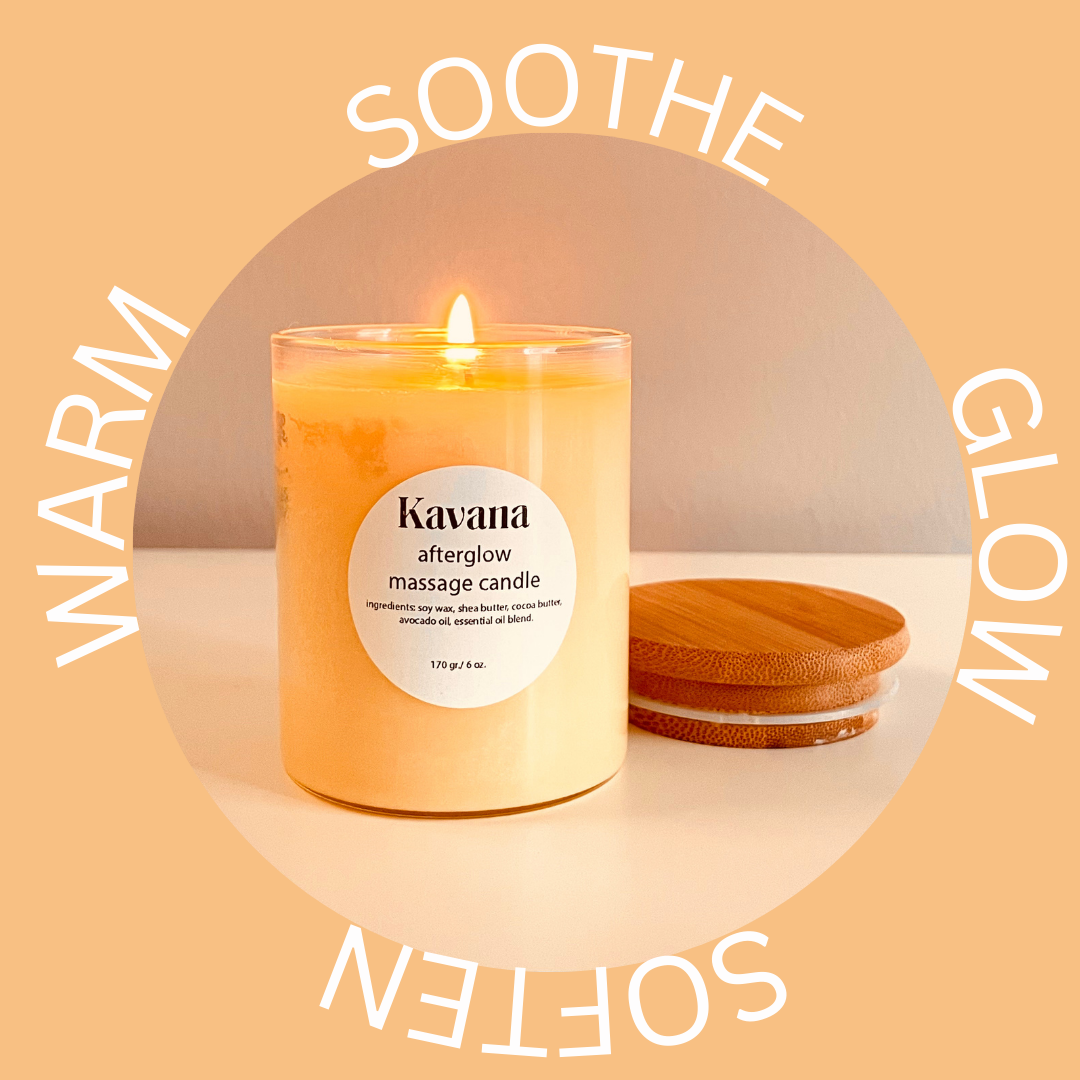 Afterglow Massage Candle- for you and/ your twin flame – Kavanaskincare